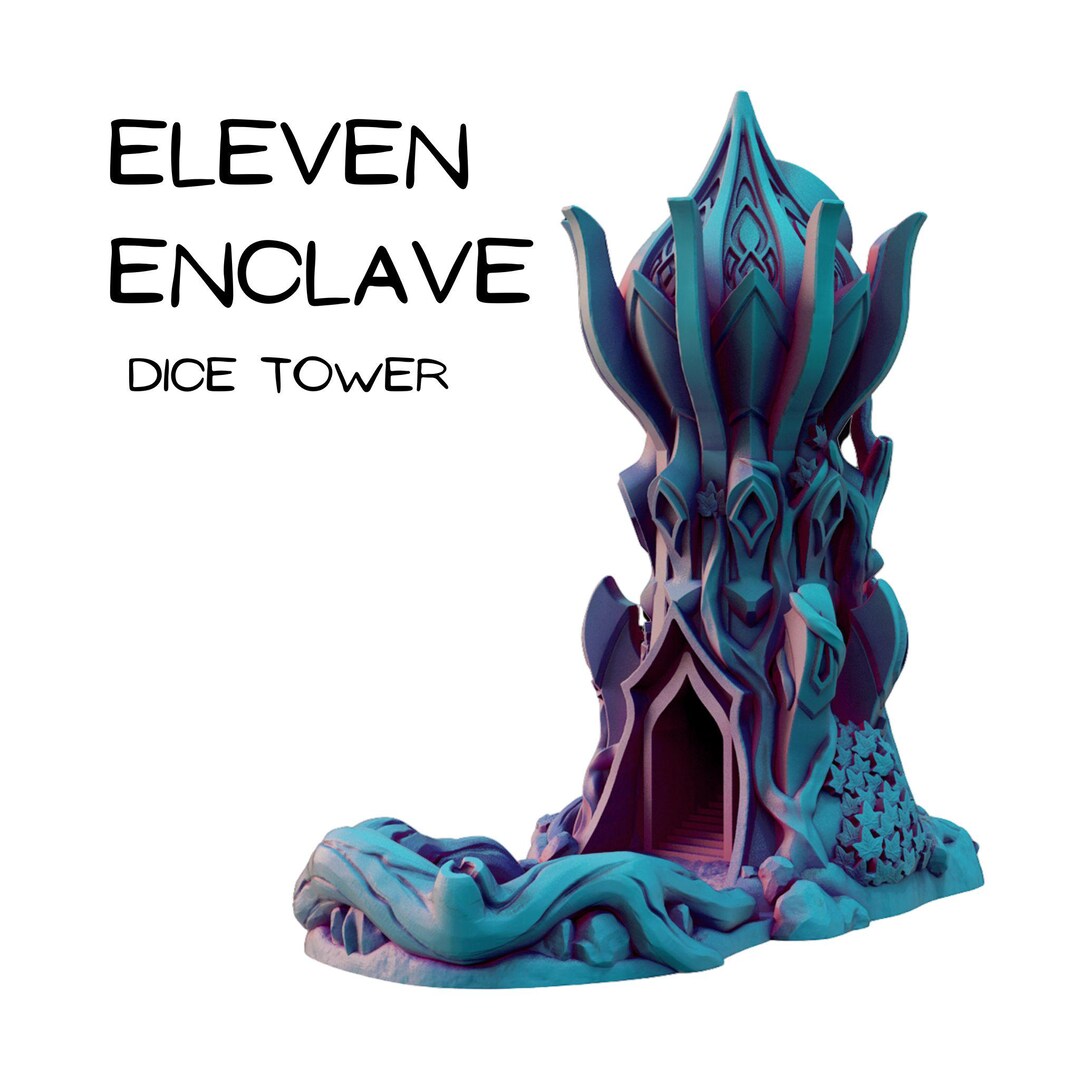 Elven Enclave Dice Tower | Fantasy Dice Roller for D&D / Rpgs | Custom ...