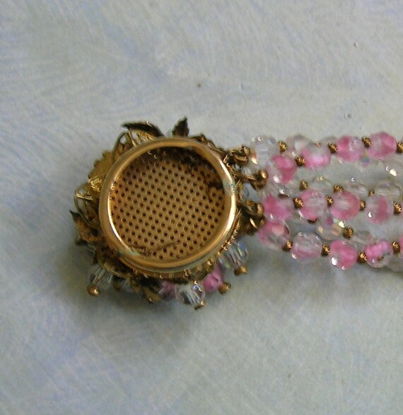 Vintage Unsigned Miriam Haskell Beaded Glass Bracelet… - Gem