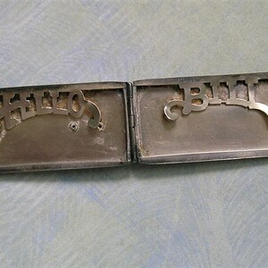 Antique Sterling 1920's Elk's Locket, Sterling Art Deco Locket, Old ...