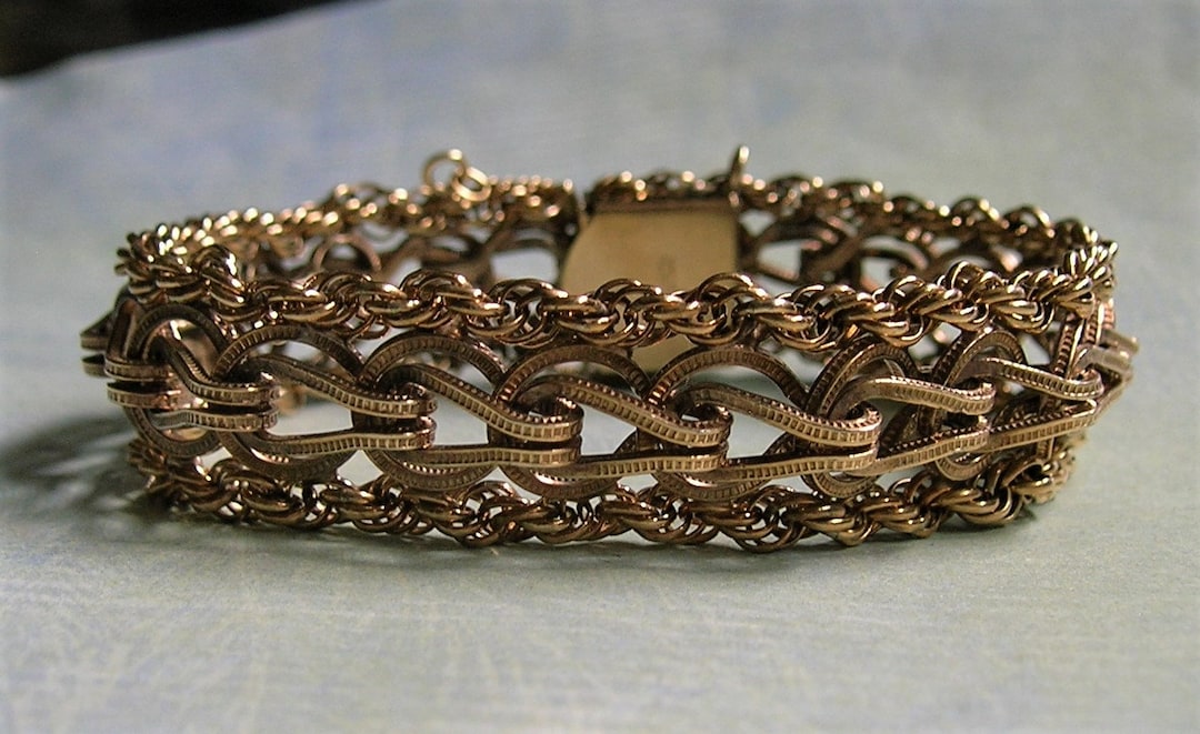 Vintage Krementz Gold Filled Bracelet, Vintage GF Mid-century Krementz ...