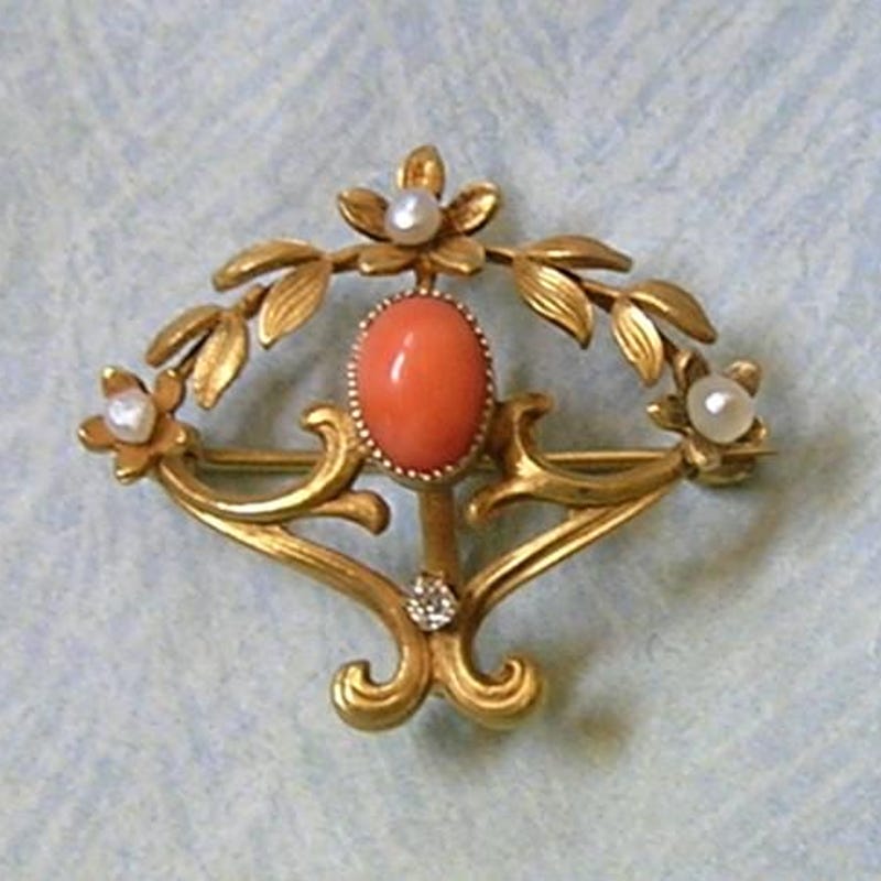 Antique Watch Pin - Etsy