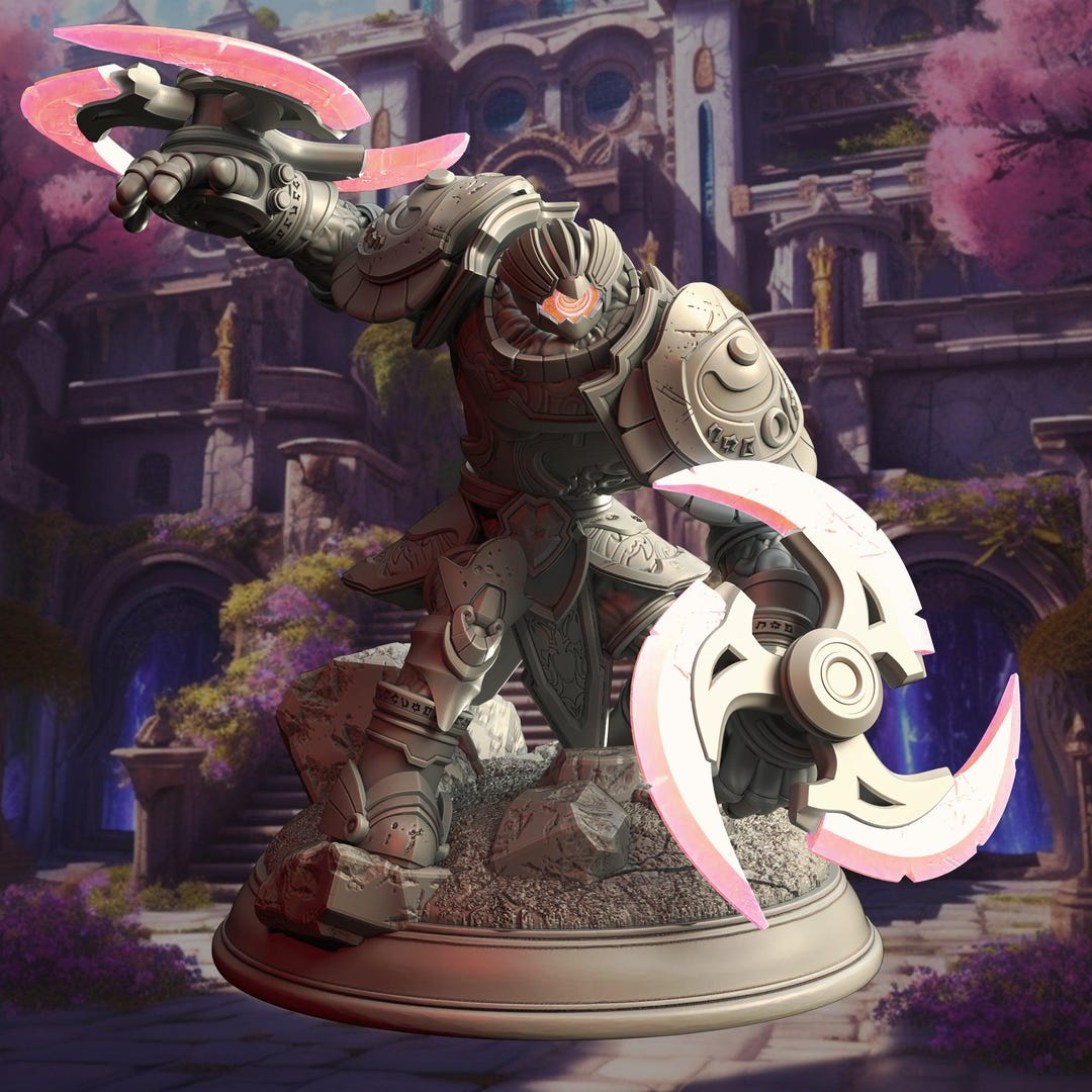 Giant Bladed Assassin Construct Machine Large Boss Monster 32mm Scale ...