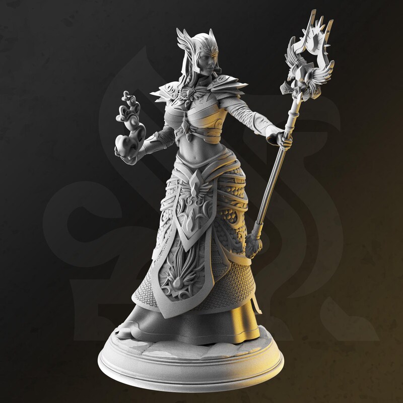 Bone Mage Miniature - Etsy