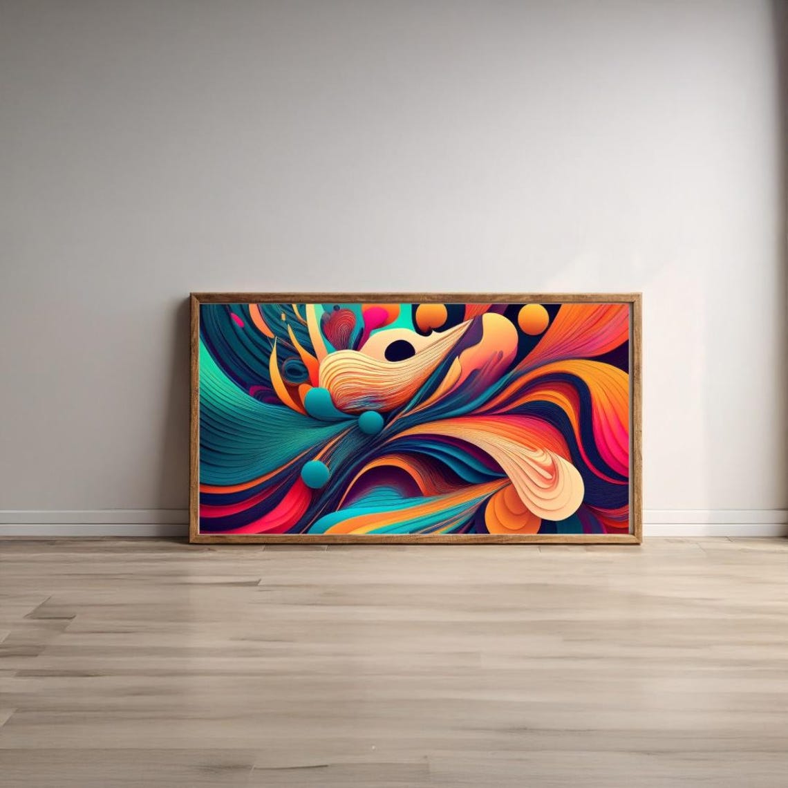 009 Contemporary Abstract Digital Wall Art, Downloadable, Mesmerizing ...