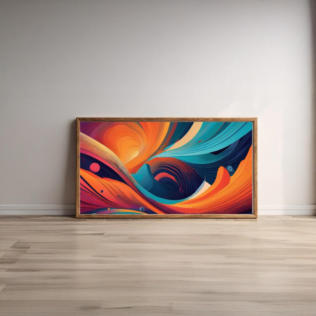 006 Contemporary Abstract Digital Wall Art, Downloadable, Mesmerizing ...