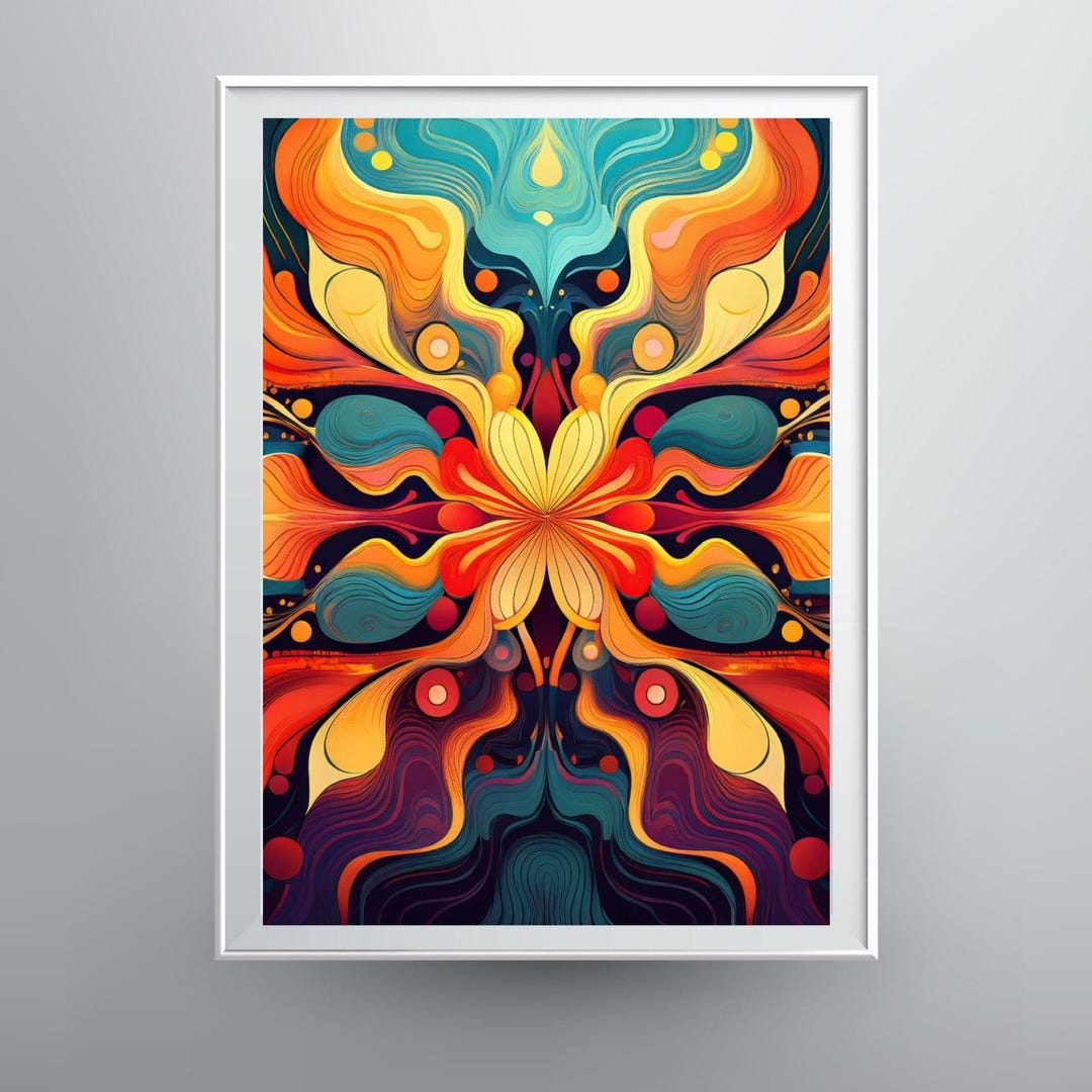 005 Contemporary Abstract Digital Wall Art, Downloadable, Mesmerizing ...