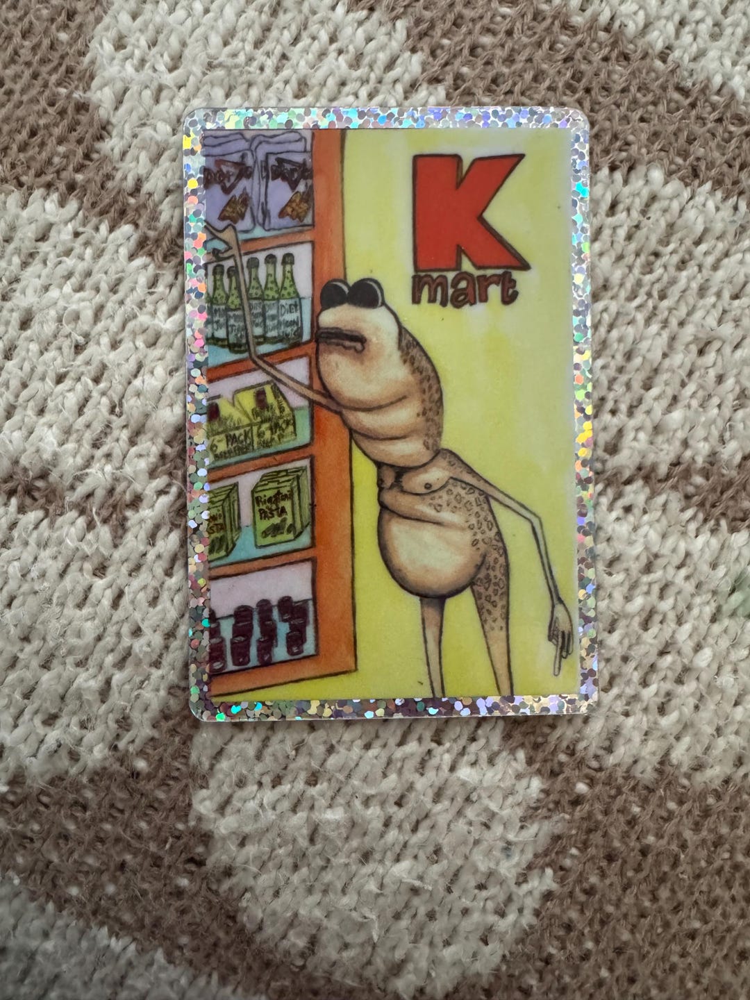 Marcus the Worm VR Chat Fanart Glitter Waterproof Sticker - Etsy