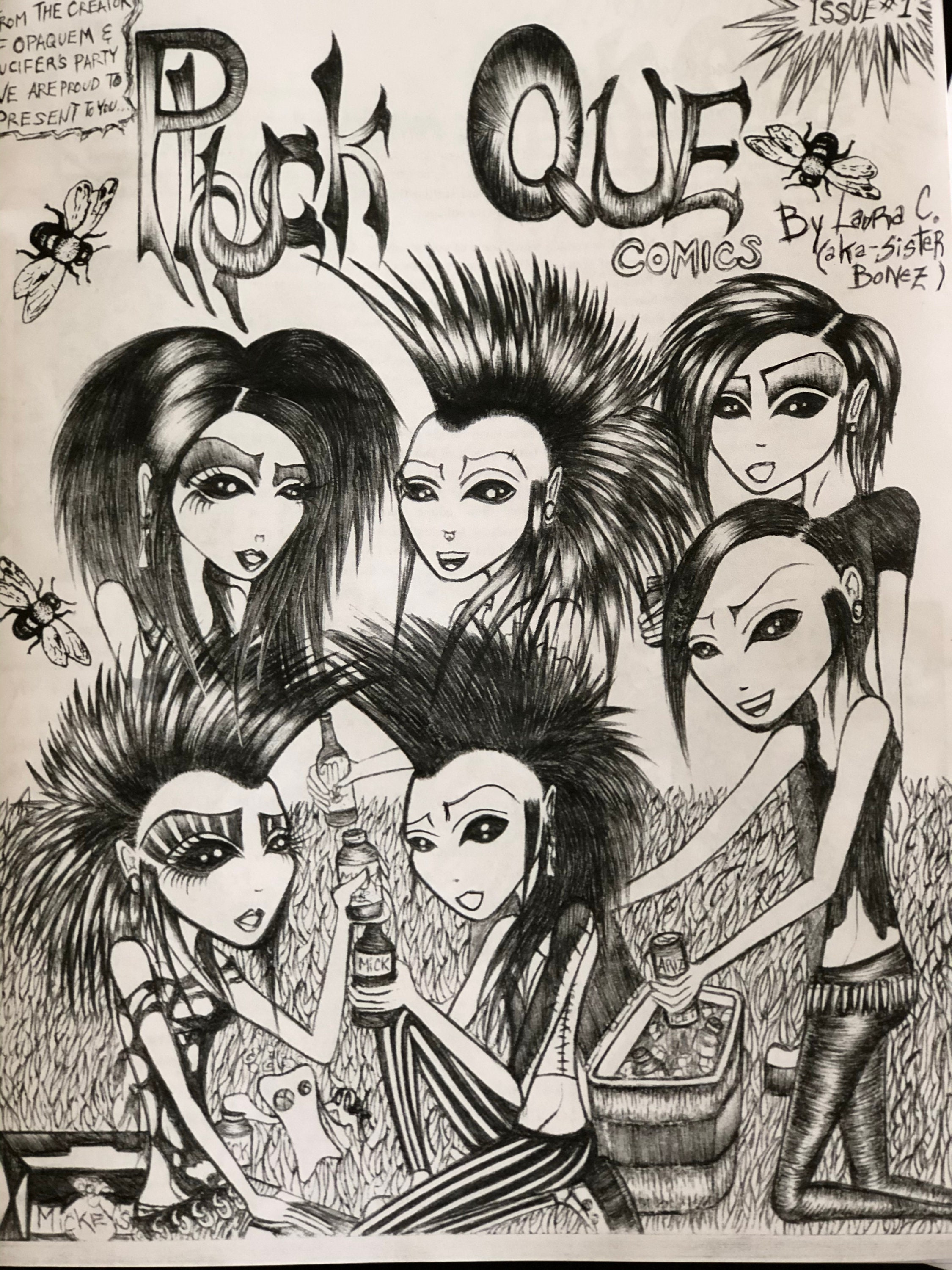 Phuck Que Comic Issue 1 includes FREE Sticker - Etsy UK