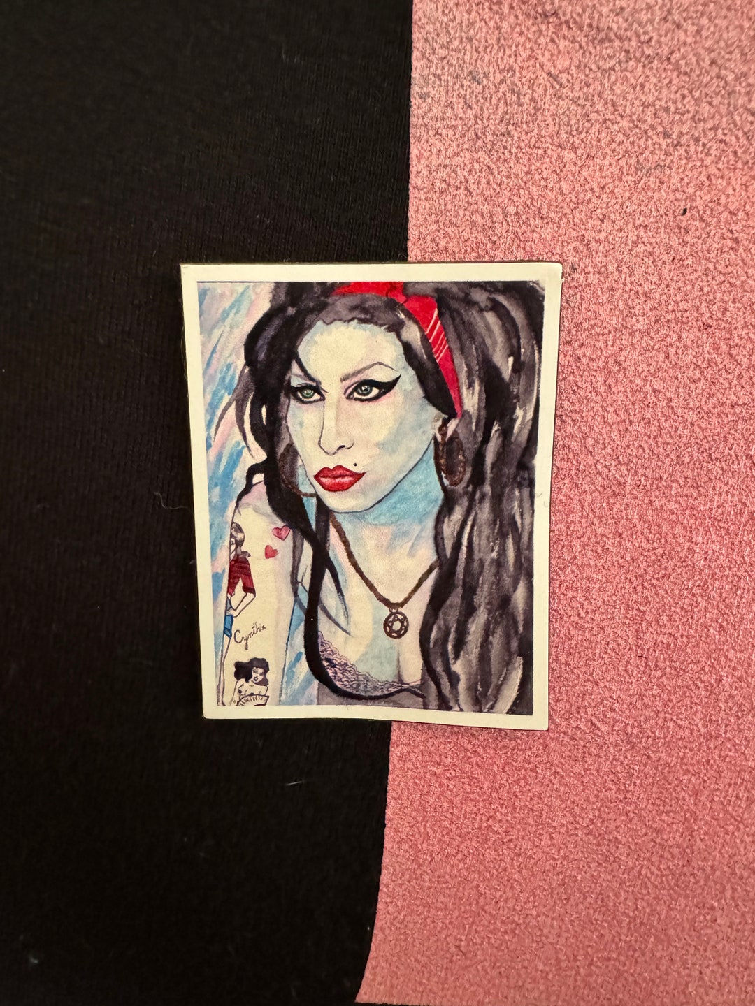 Amy Winehouse Watercolor Mini Magnet - Etsy