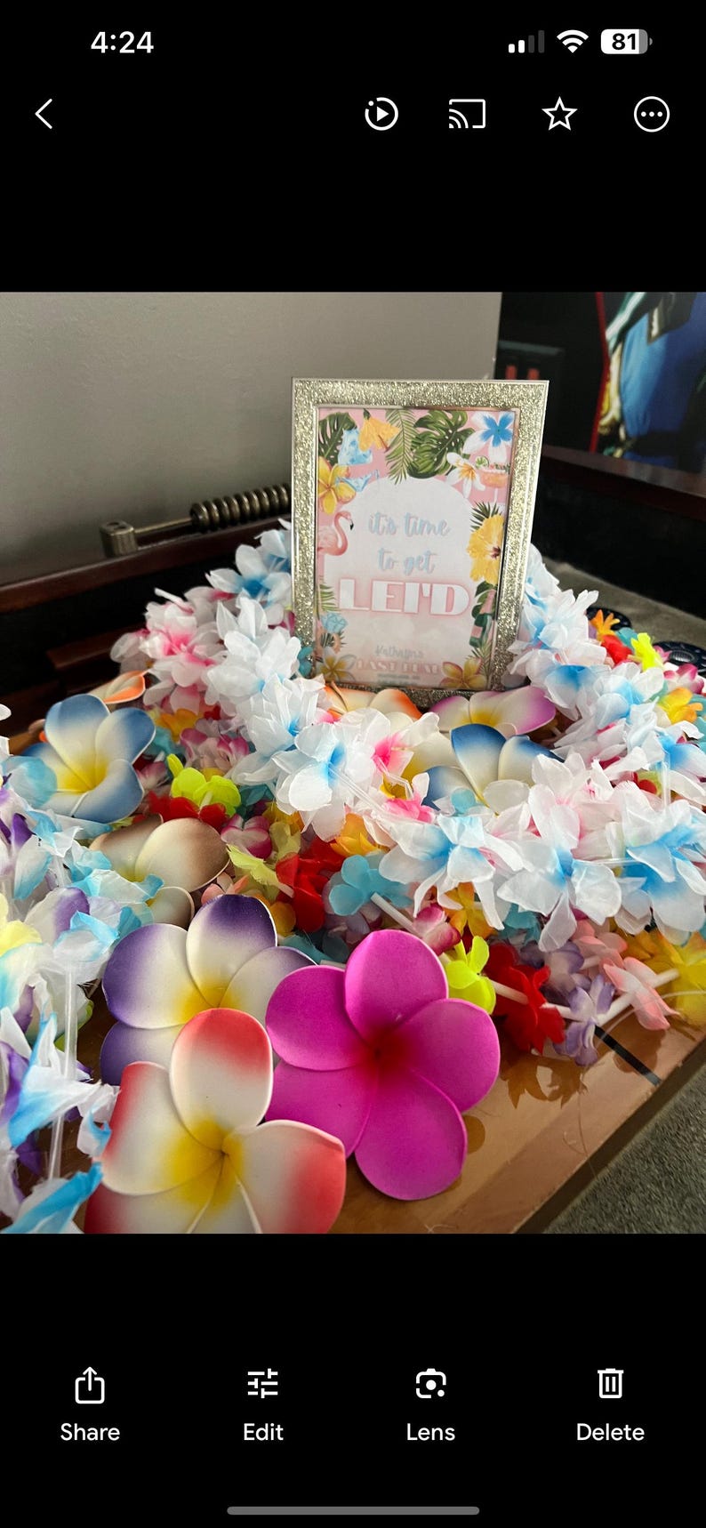 Last Luau Bachelorette Get Lei'd Sign - Etsy