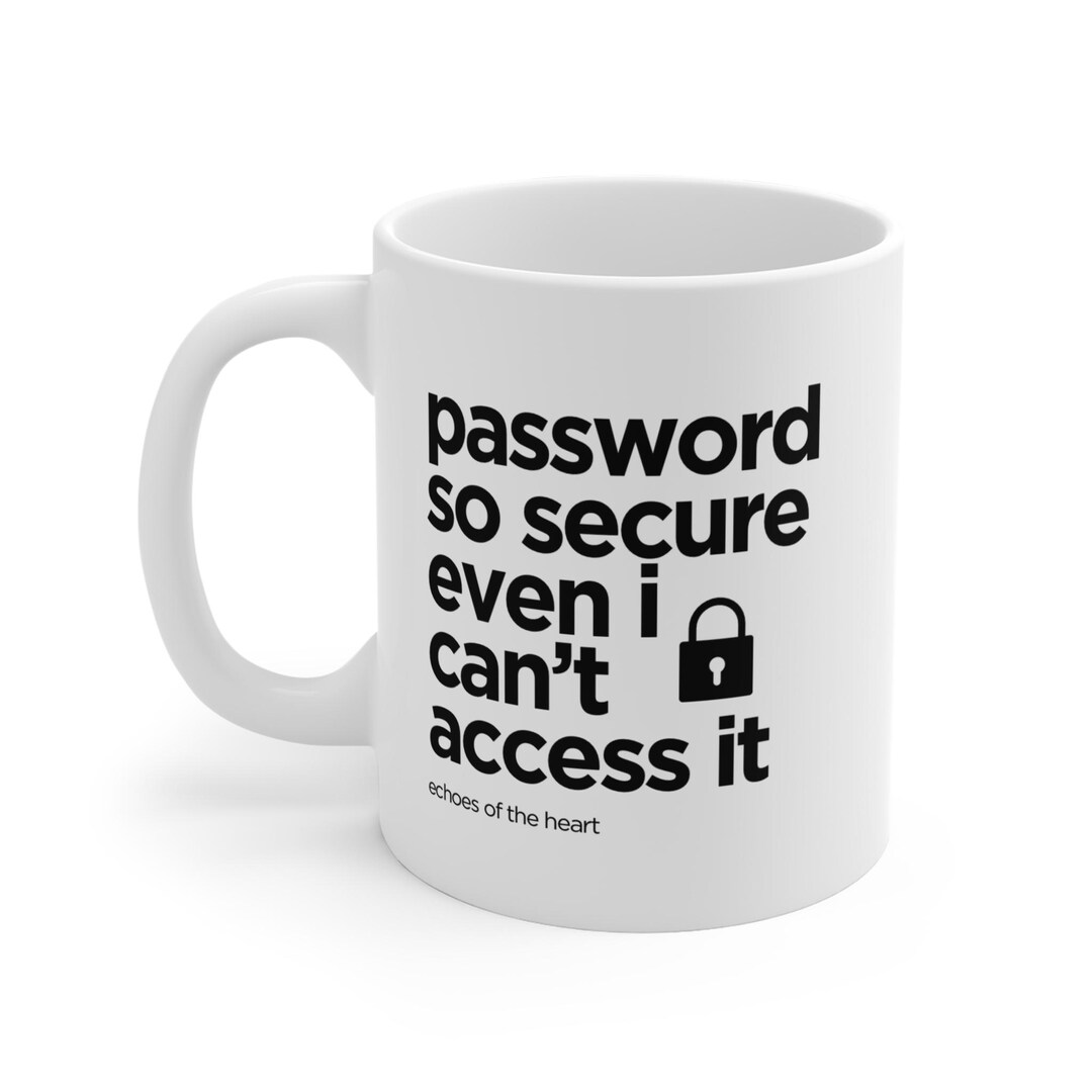 Cyber Security Coffee Mug, Cute Anti-hacking Computer Cup, IT Gift for ...