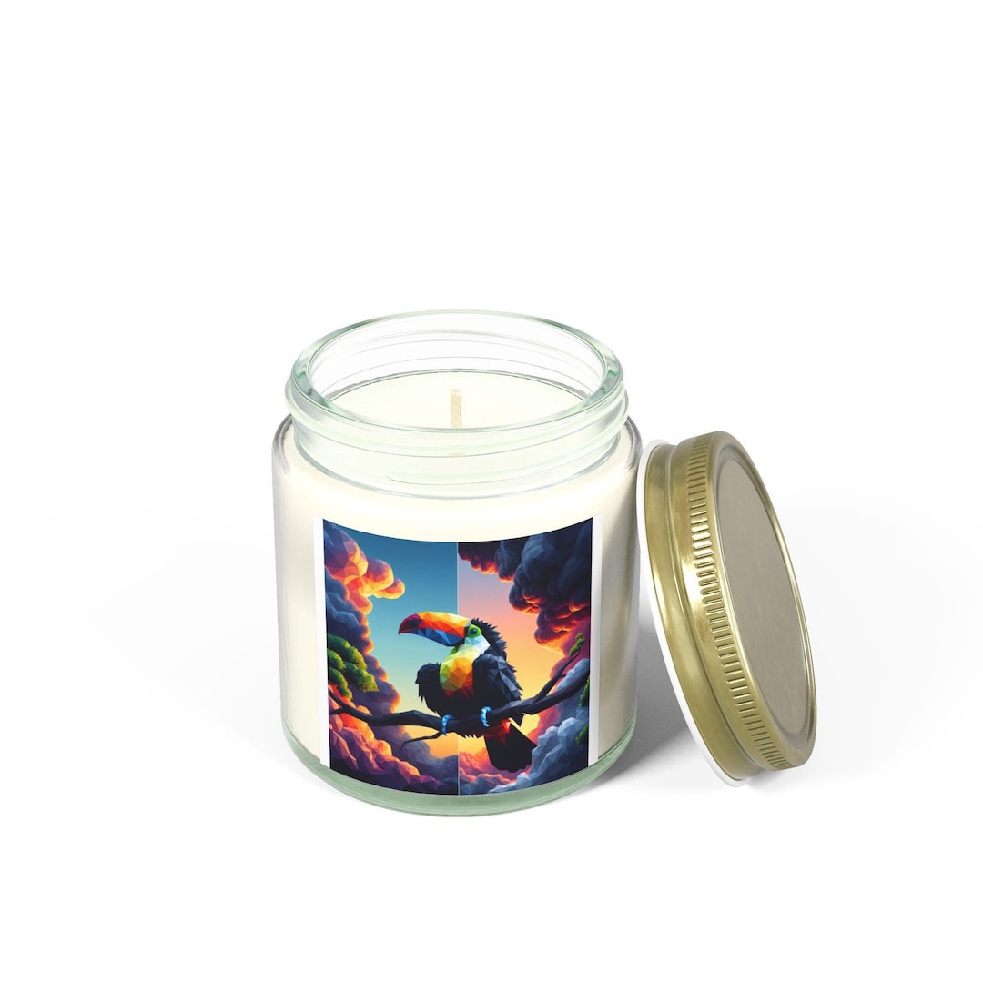 Scented Candles - Tropical Bird Theme, Relaxing Atmosphere, Gift for ...