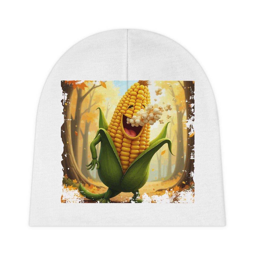 Funny Corn Character Baby Beanie, Cute Baby Hat, Infants Winter Hat ...