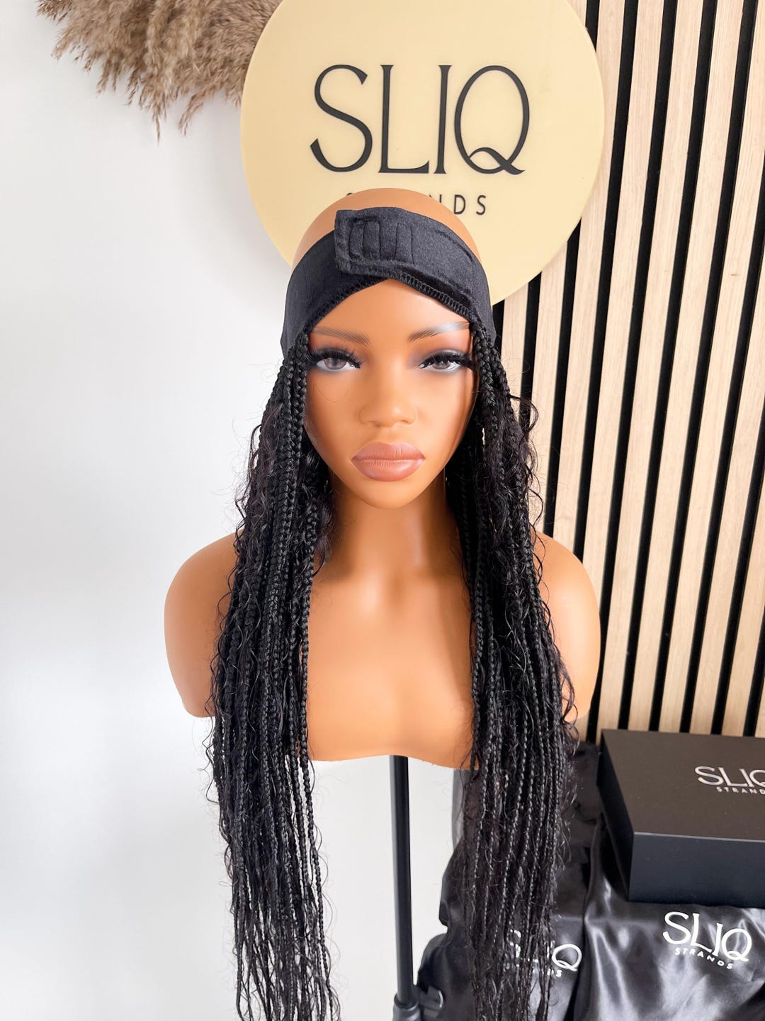 Headband Boho Braids Headband Box Braids Hat Boho Braids Wig Scarf Boho ...