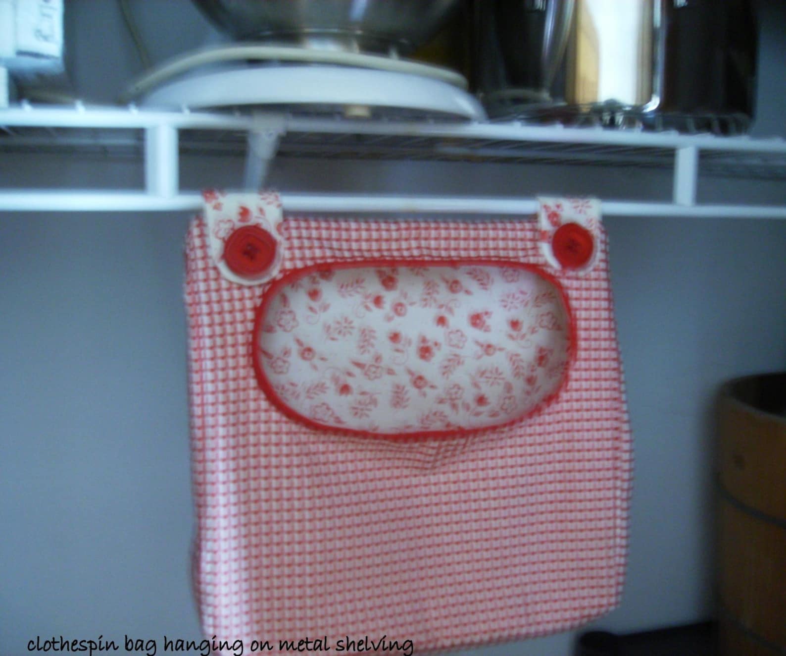 Clothespin Bag Pattern Plus Plastic Bag Keeper and Drawstring Gift Bag ...