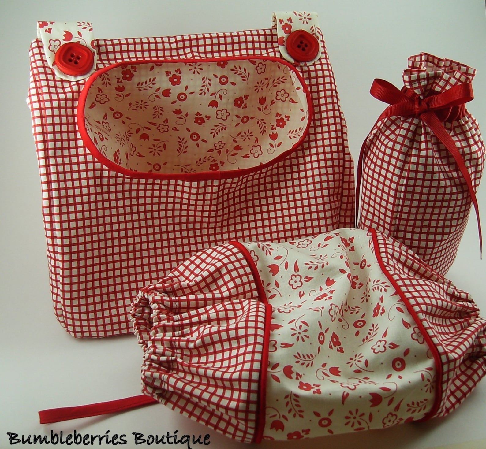 Clothespin Bag Pattern Plus Plastic Bag Keeper and Drawstring Gift Bag ...