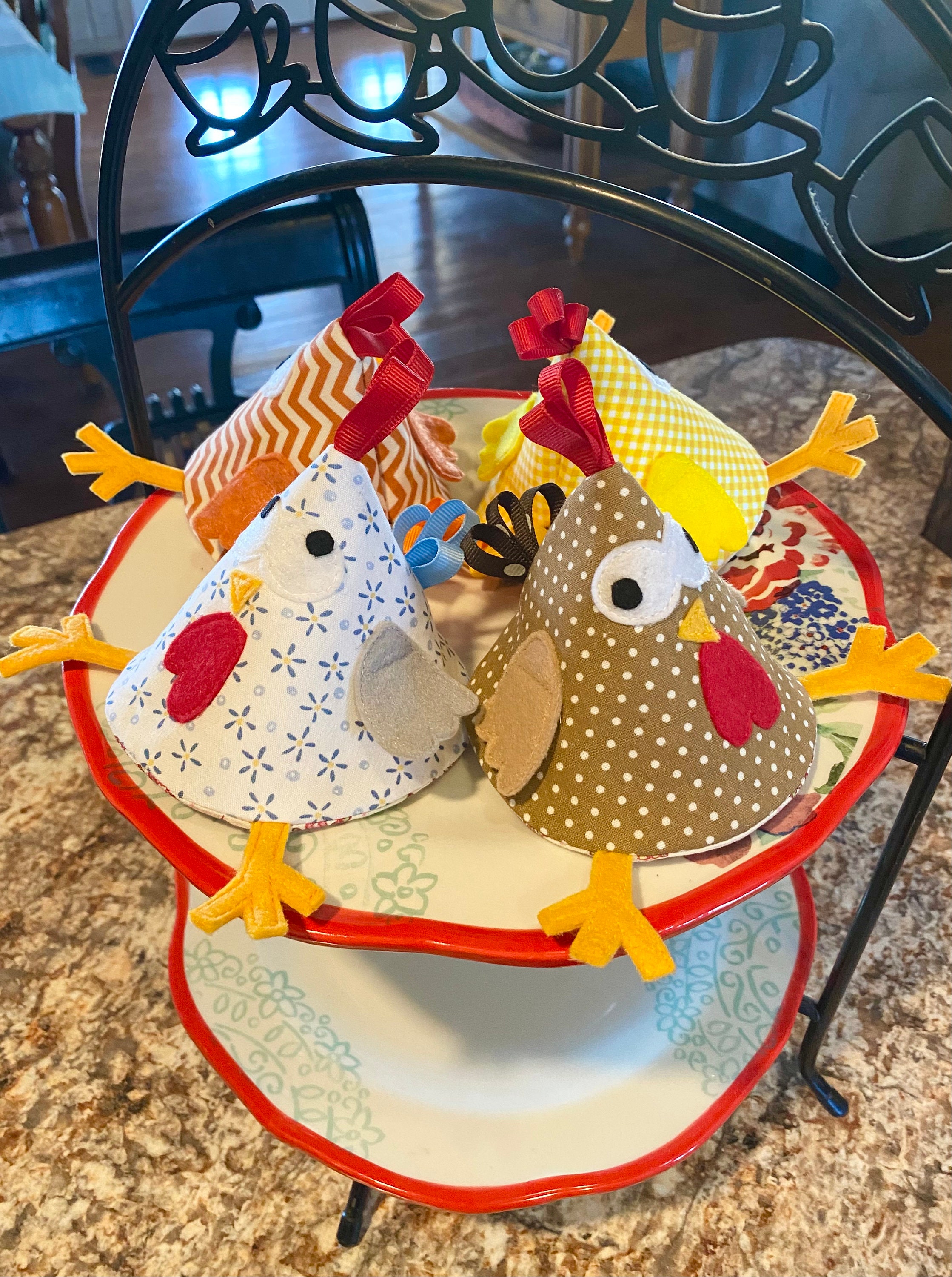 Chickadees Chicken Pot Holder PDF Sewing Pattern - Etsy UK