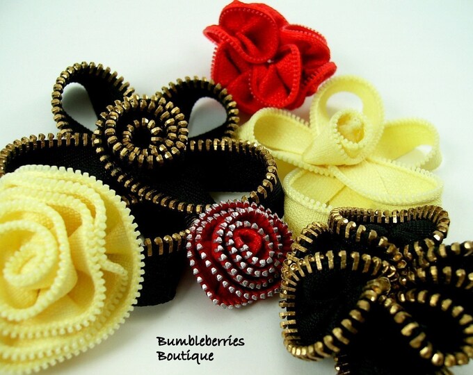 Zipper Flowers PDF Tutorial 14 Learn 3 Flowers in 1 Tutorial NEW - Etsy