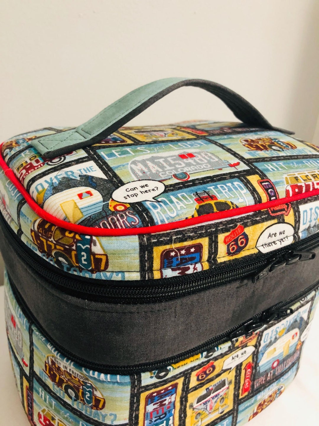 Norma Jean's Train Case Sewing Pattern: Double/single Zippered Bag (PDF ...