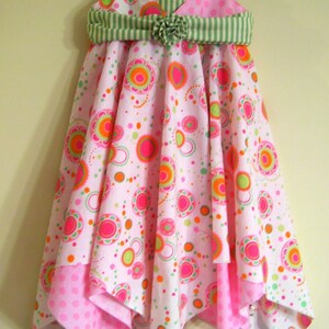 Girls Handkerchief Dress PDF Sewing Pattern Tutorial - Etsy