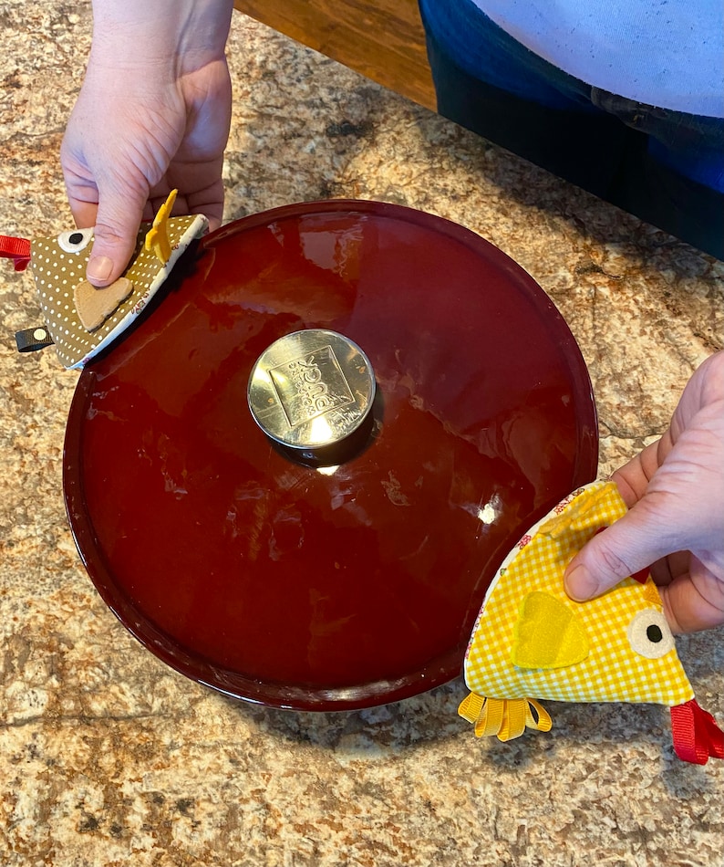Chickadees Chicken Pot Holder PDF Sewing Pattern - Etsy UK