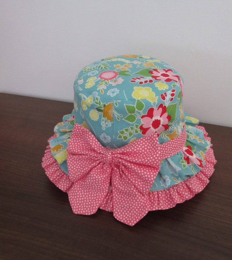 Reversible Bucket Hat PDF Sewing Pattern With Removable Ruffle - Etsy