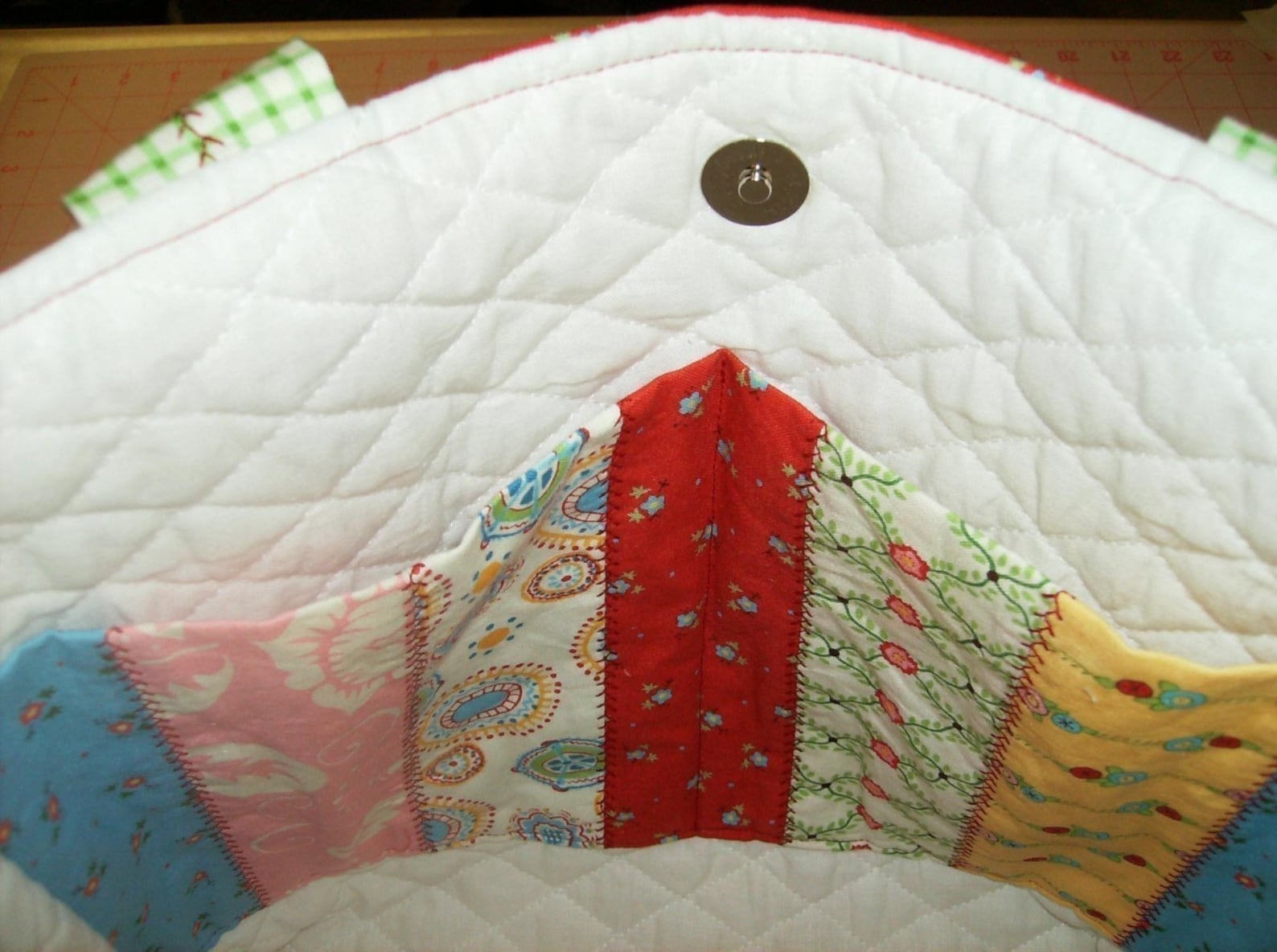 Jelly Roll Tote Bag Sewing Pattern With Fabric Flower Brooch - Etsy