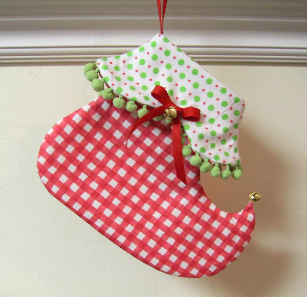 Whimsical Christmas Stocking Sewing Pattern (PDF Download) - Etsy