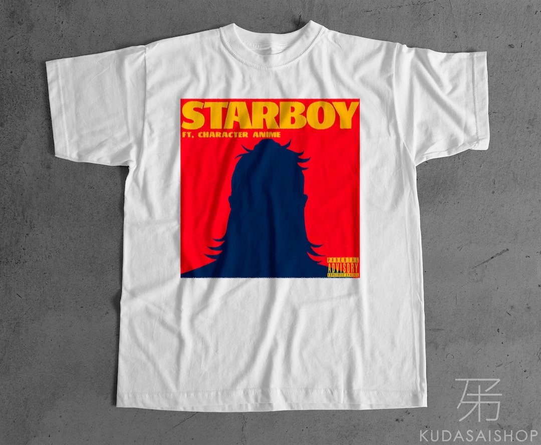 Anime Custom Version Starboy Album Cover Shirt, Anime Lover Shirt ...