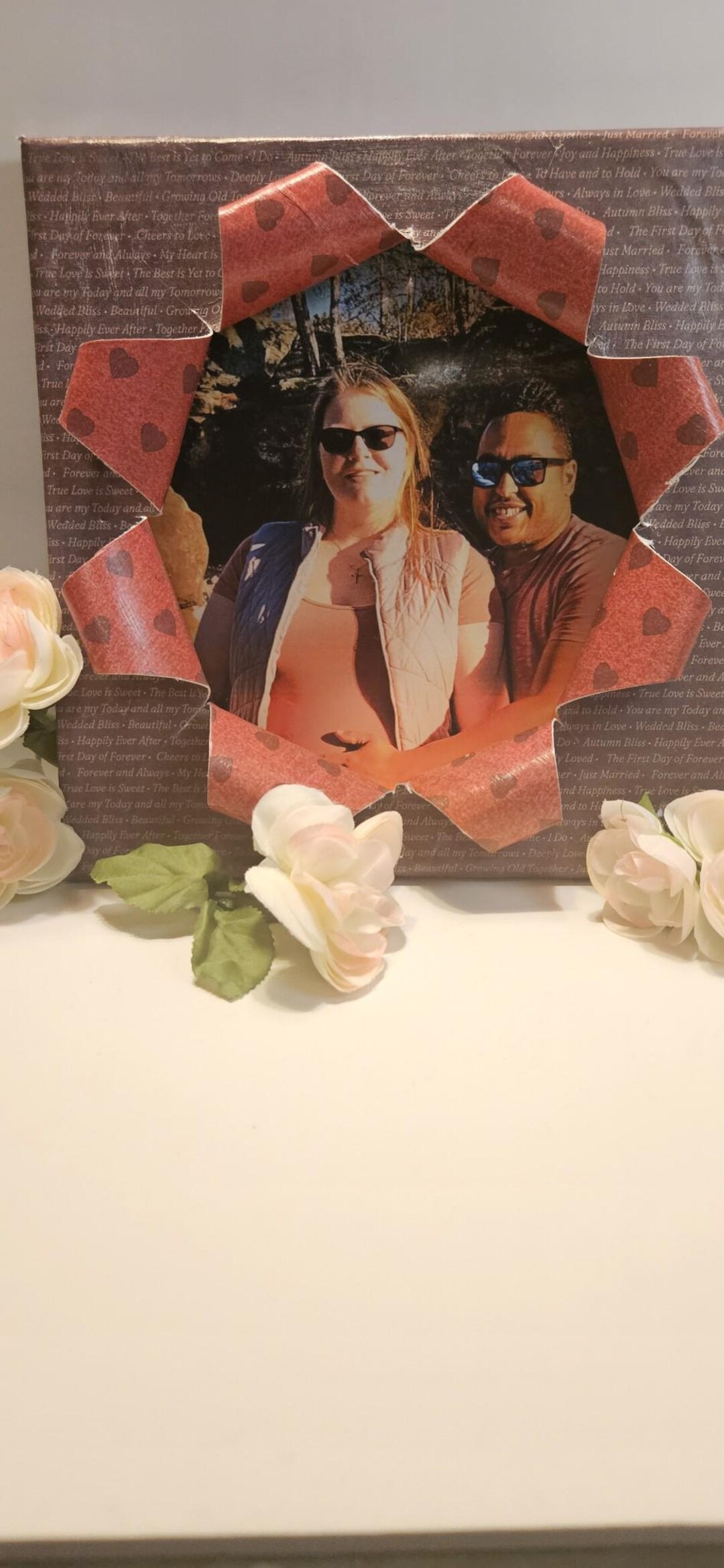 Valentine's Day Custom Light-up Busted Canvas Keepsake - Etsy