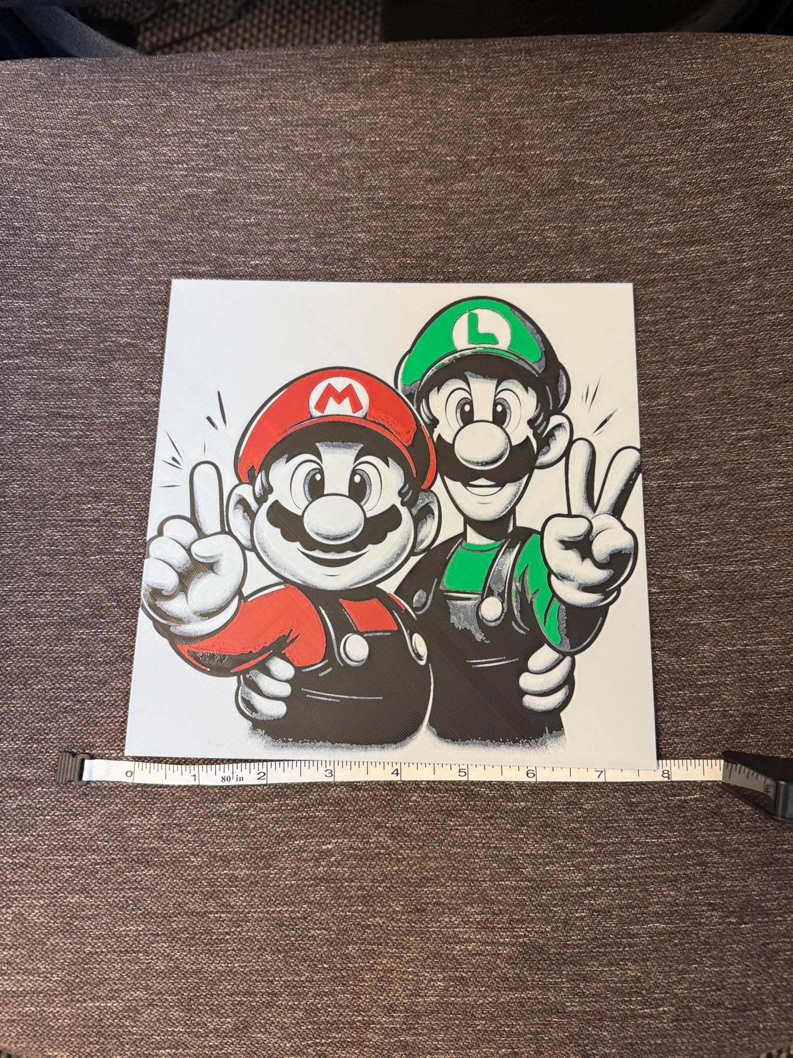 3d Printed Hue Forge Mario And Luigi Etsy