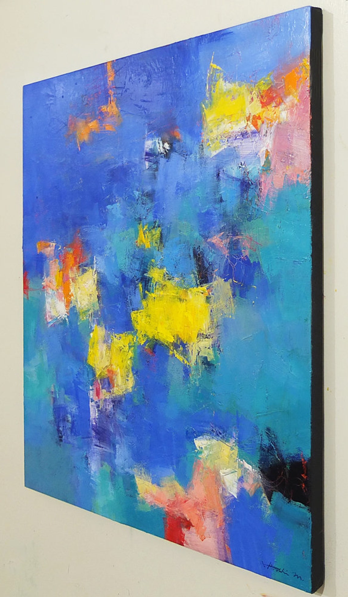 December 2020 1 Original Abstract Oil Painting 60.6 Cm X | Etsy