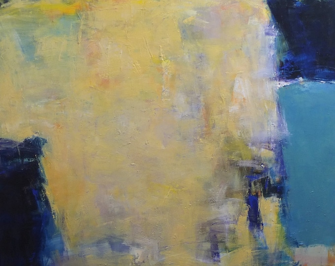 March 2020 - 2 - Original Abstract Oil Painting - 72.7 Cm X 72.7 Cm ...