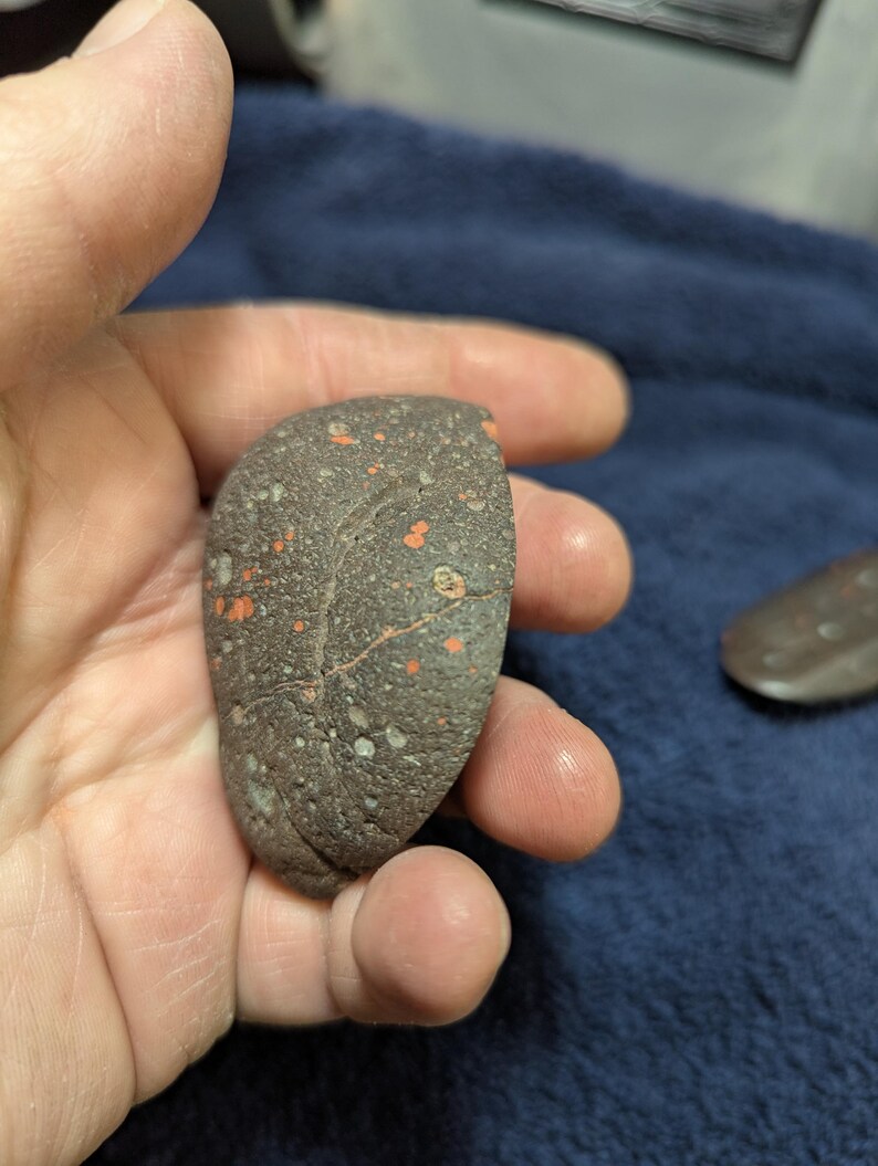 Galaxy Stone. Basalt With Inclusions. - Etsy