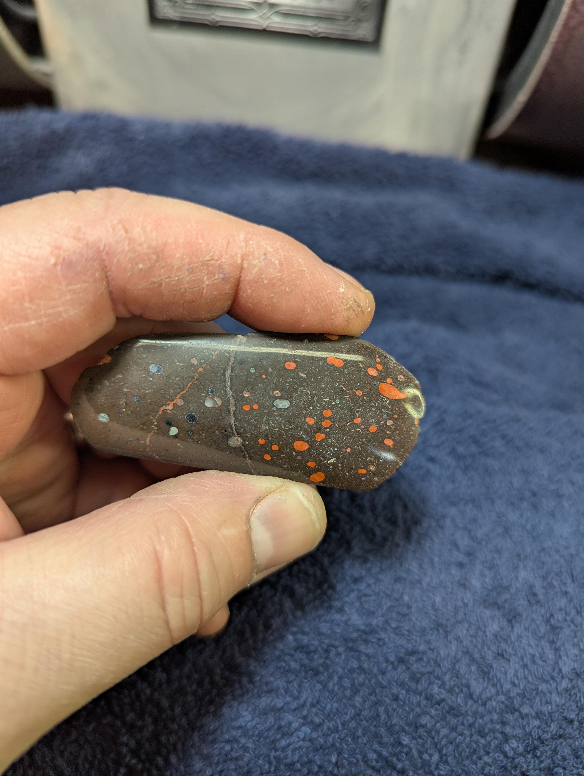 Galaxy Stone. Basalt With Inclusions. - Etsy