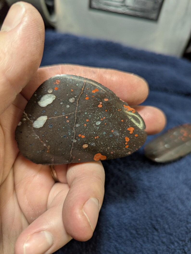 Galaxy Stone. Basalt With Inclusions. - Etsy