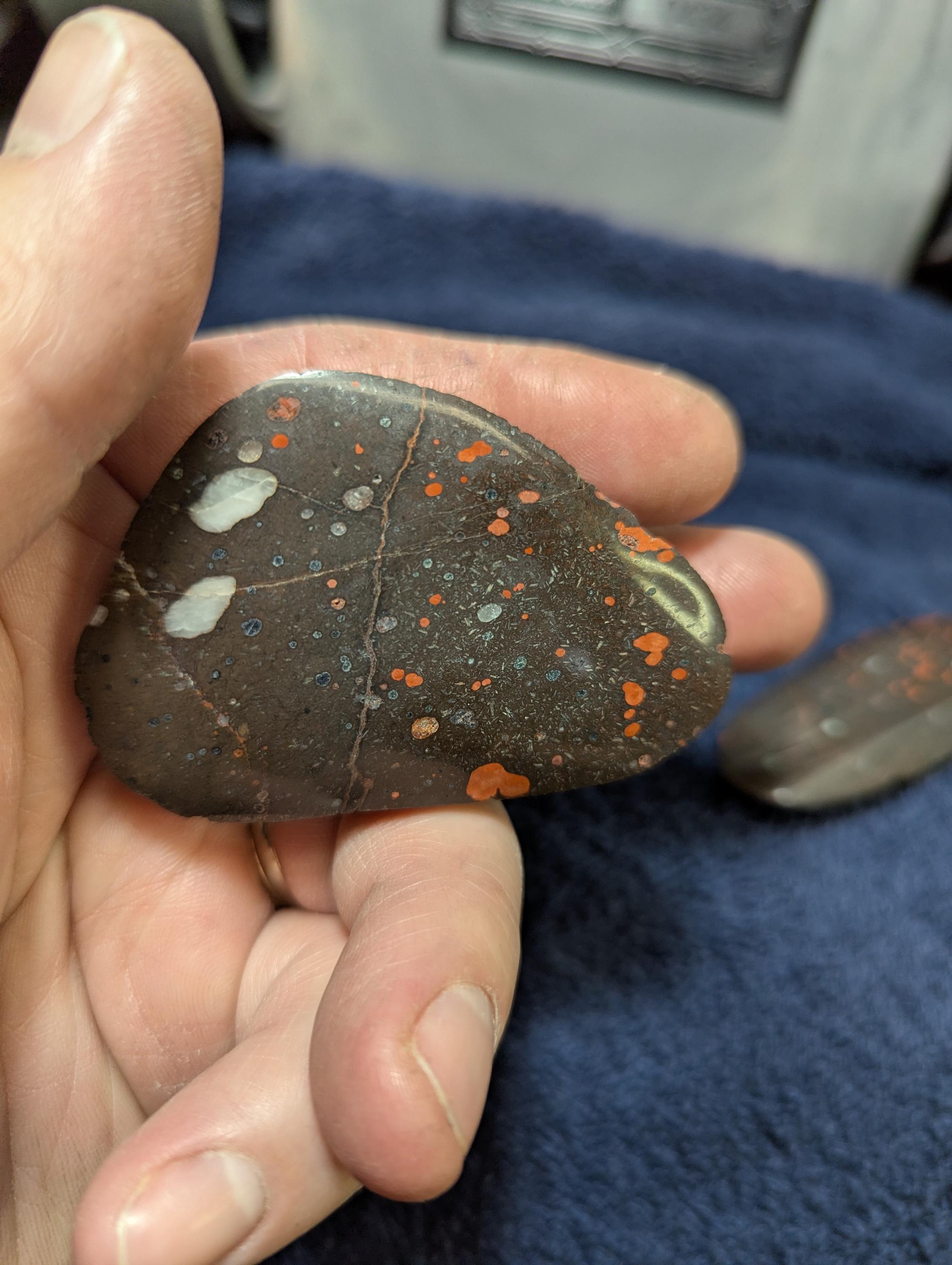 Galaxy Stone. Basalt With Inclusions. - Etsy