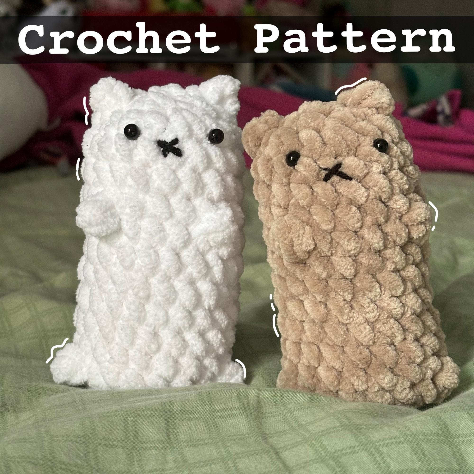 Long Cat Crochet PDF Pattern - Etsy