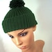 Vintage Rock Band Inspired Wool Hat Cap Toque Green for Man or Woman ...
