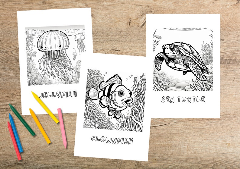 30 Printable Sea Animal Coloring Pages for Kids, Toddlers, and ...
