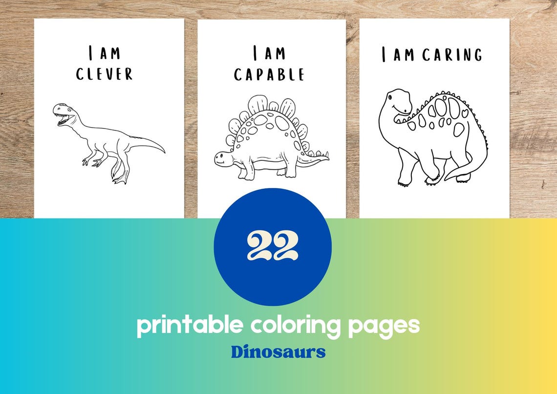 Printable Dinosaur Coloring Pages for Kids | 22 Dinosaur Activity ...