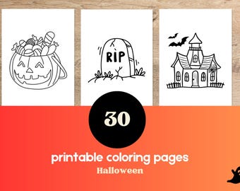 30 Printable Halloween Coloring Pages for Kids, Toddlers, and ...