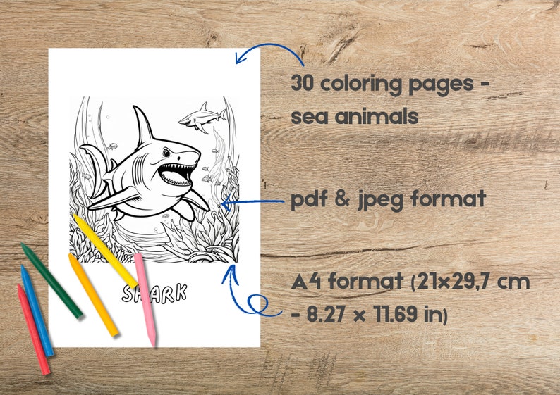 30 Printable Sea Animal Coloring Pages for Kids, Toddlers, and ...