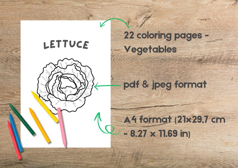 Printable Vegetables Coloring Pages for Kids | 22 Vegetables Sheets for ...