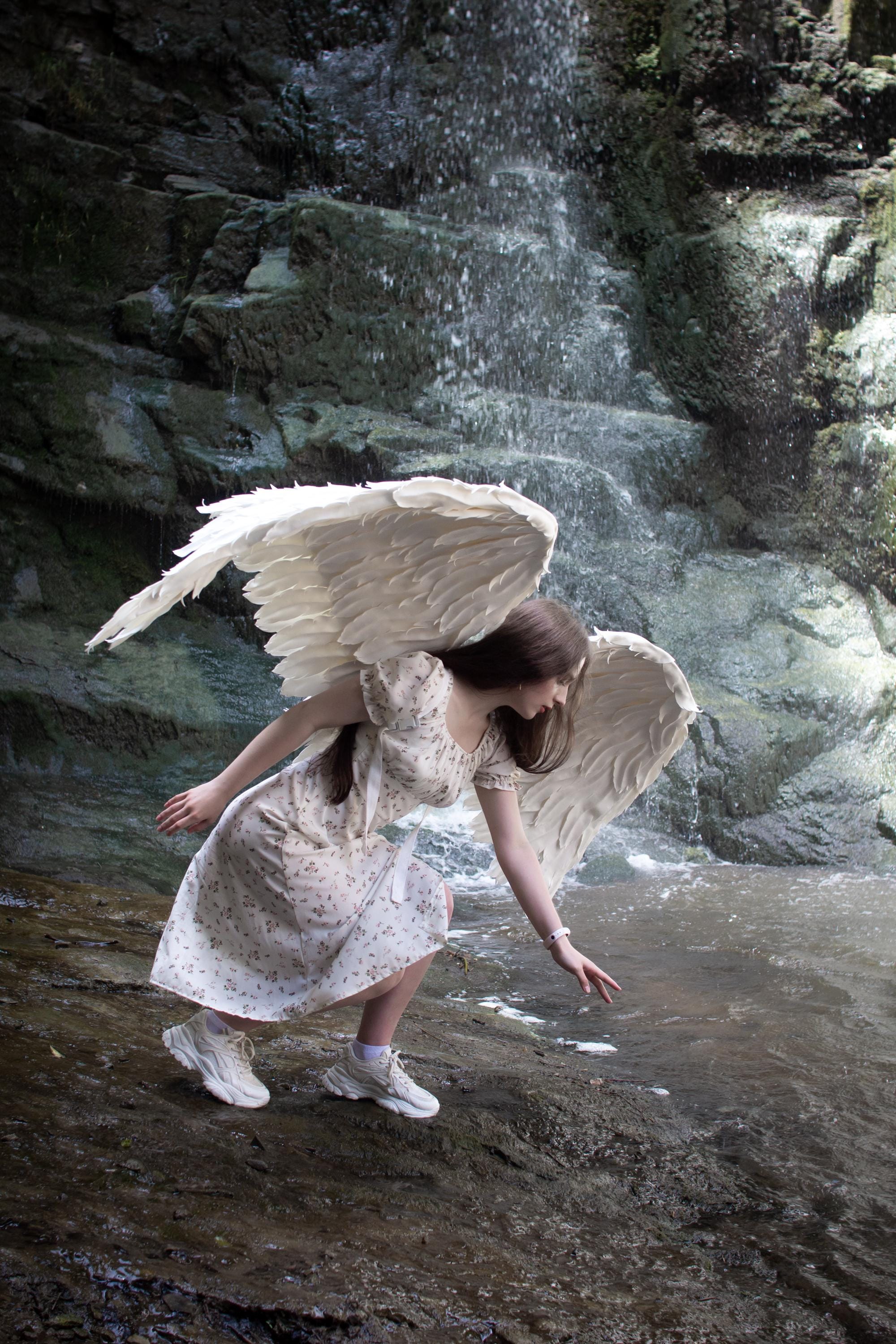 Wings, Angel Wings, White Wings, Wings to Wear, Wings Costume - Etsy
