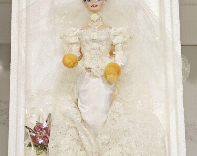 Limited Edition Romantic Rose Bride Barbie Doll With COA - Wedding ...