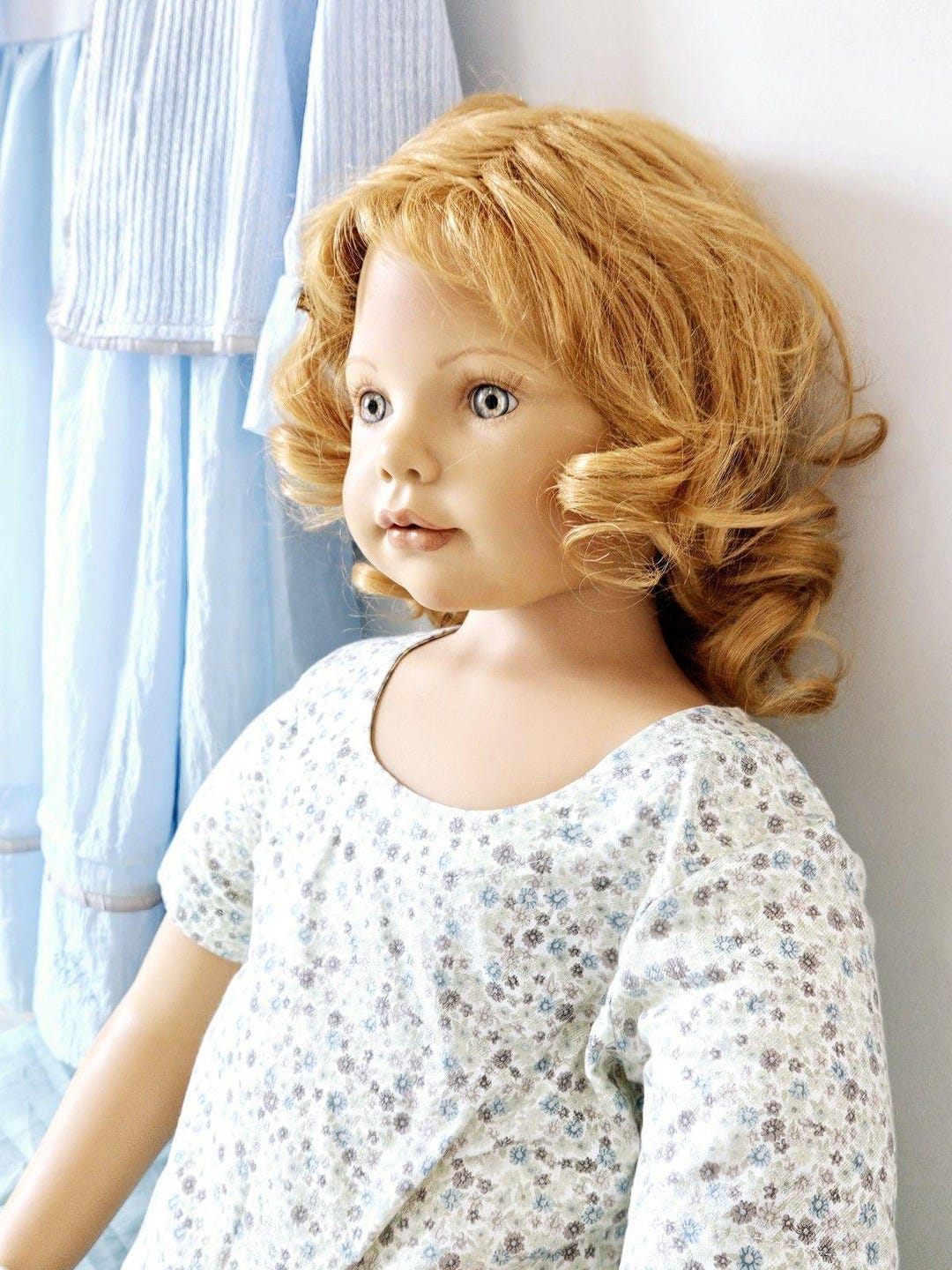 Rare Vinyl German 39" Zapf Creation Leah Artist Doll B Klemm & B Paetsch 2002 - Etsy