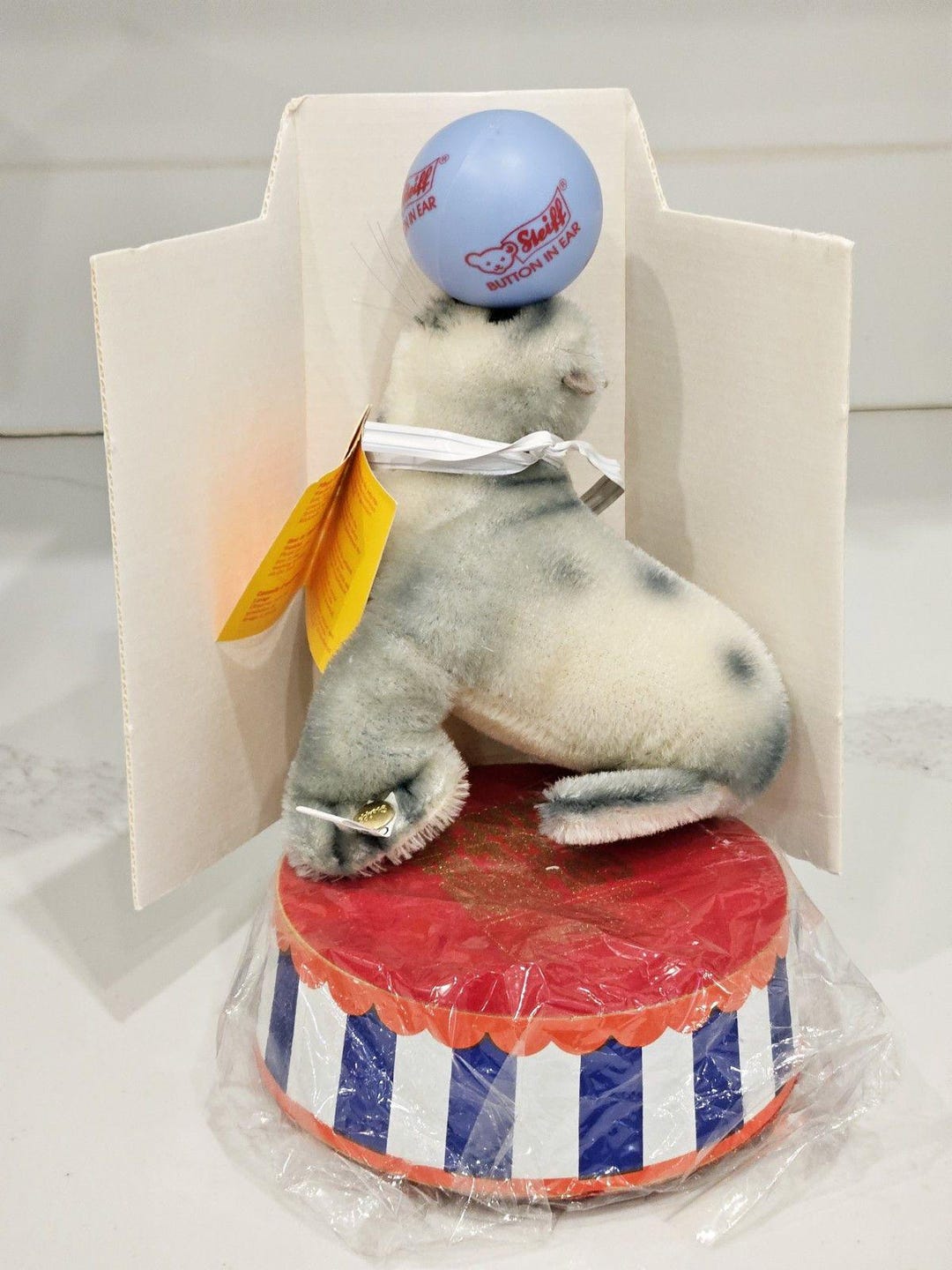 RARE Steiff "circus Robby" Limited Edition Seal With Ball#1087/5000 ...