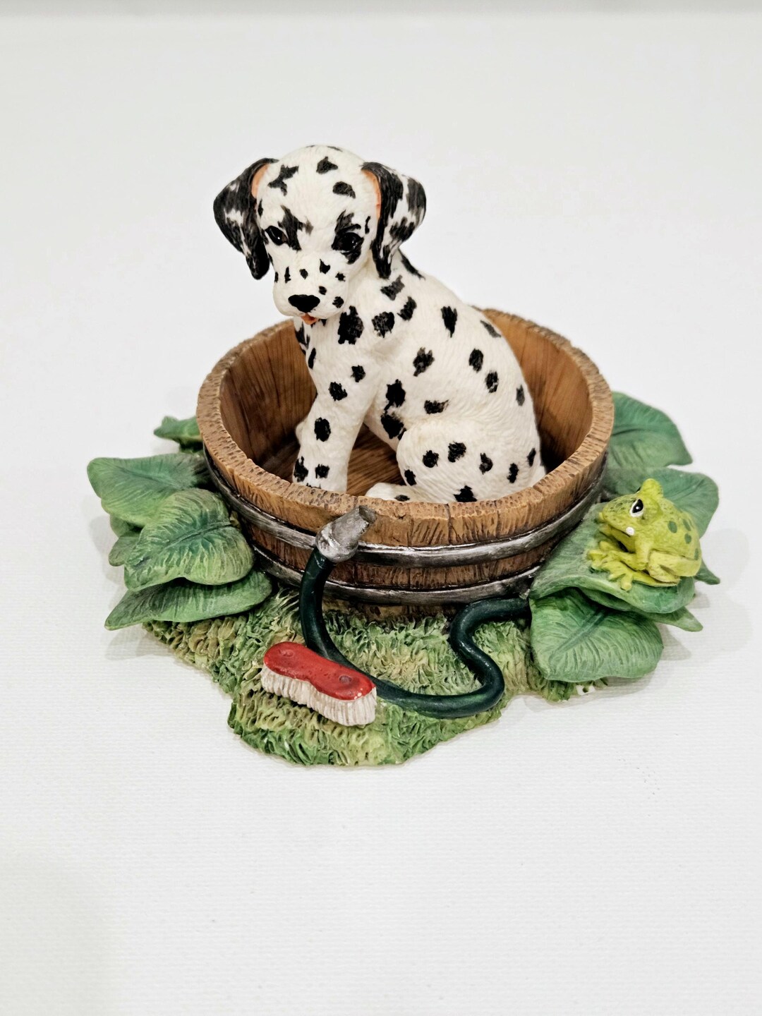 Spot Takes A Bath Dalmatian Figurine Hamilton Collection Vintage Dog ...