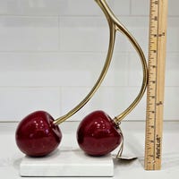 Golden-coated Resin 'lady Luck' Sculpture on Green Marble Base ...